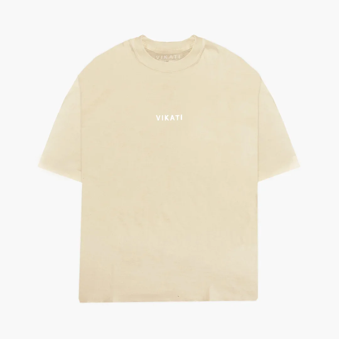 Remera Beige Oversize – VIKATI